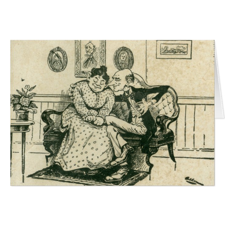 Funny Victorian card | Zazzle