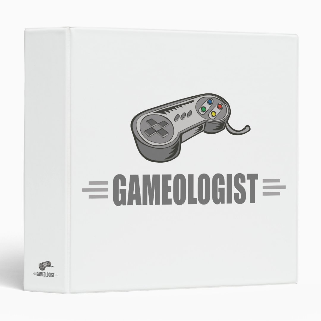 Funny Video Gaming 3 Ring Binder | Zazzle