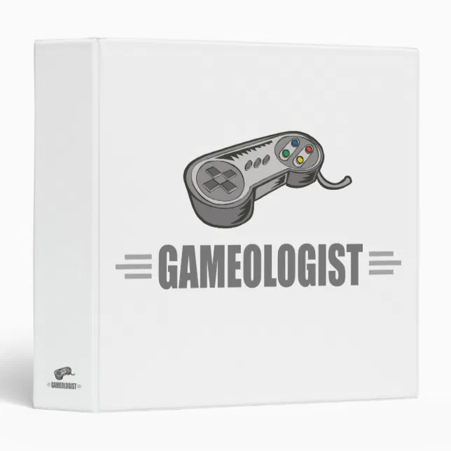 Funny Video Gaming 3 Ring Binder | Zazzle