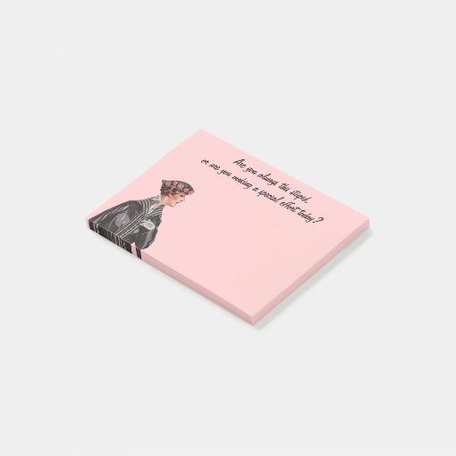 Funny Vintage Insult Post-it Notes | Zazzle