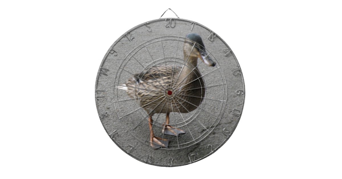 Funny Waddling Duck Dart Board | Zazzle