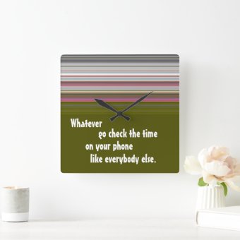 Funny Wall Clock | Zazzle