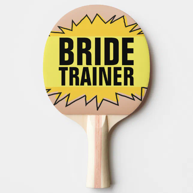 FUNNY WEDDING GIFT BRIDE TRAINER SPANKING PADDLES | Zazzle