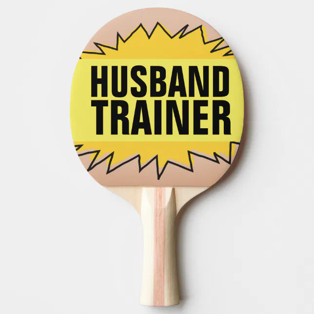 FUNNY WEDDING GIFT HUSBAND TRAINER SPANKING PADDLE | Zazzle