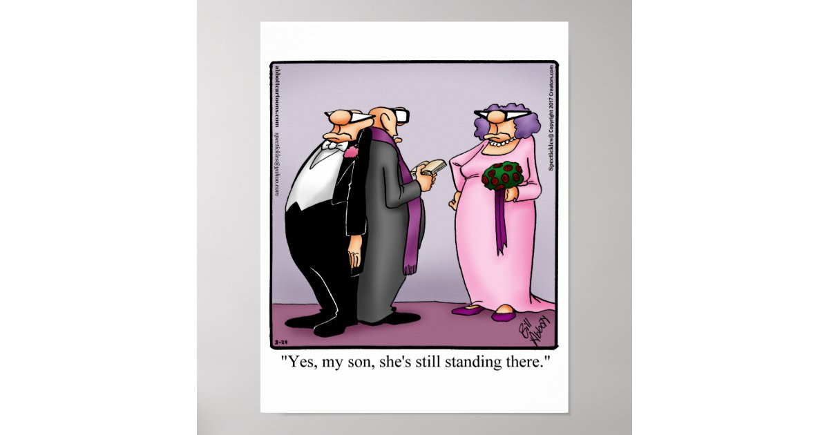 Funny Wedding Humor Poster | Zazzle