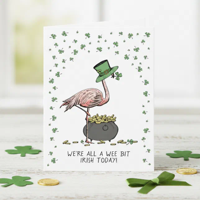Funny Wee bit Irish St Patrick’s Day Card | Zazzle
