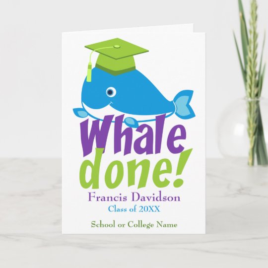 Funny Well Done Graduation Congratulations Card | Zazzle.com