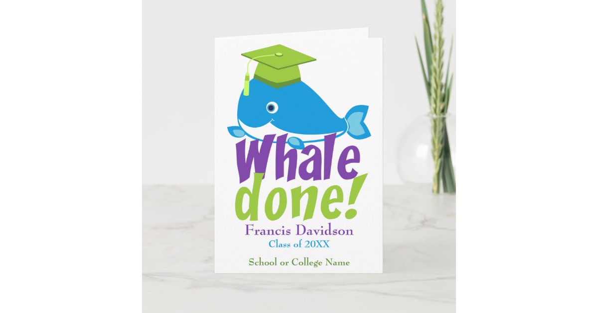 Funny Well Done Graduation Congratulations Card | Zazzle