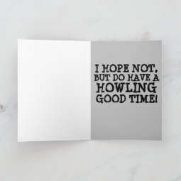 FUNNY WEREWOLF BIRTHDAY CARD FOR BROTHER HIM | Zazzle