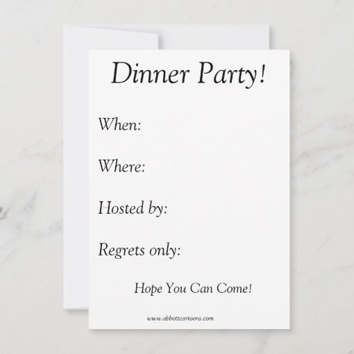 Funny Wine & Dinner Party Invitations | Zazzle