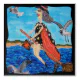 Funny Witch in Bathing Suit Beach Seagulls Acrylic Print | Zazzle