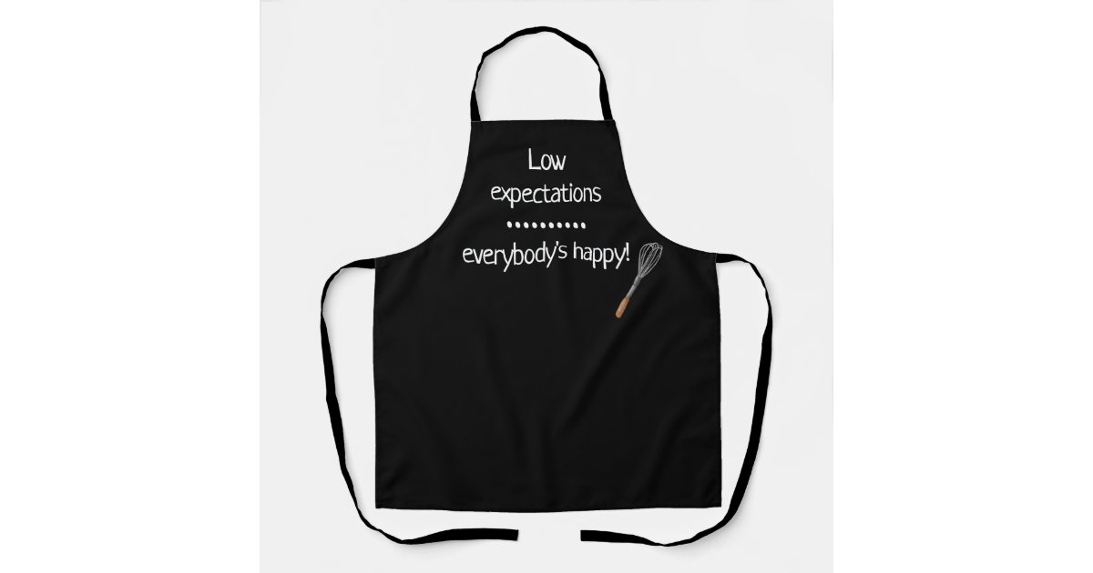 Funny womens aprons quotes typography | Zazzle