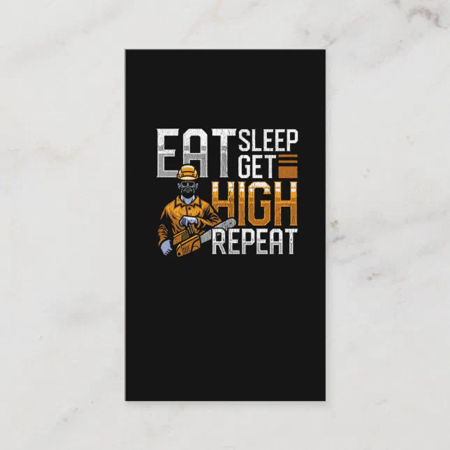 Funny Woodworker Quote Forest Arborist Humor Business Card | Zazzle