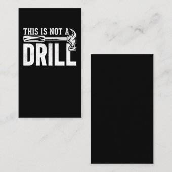 Funny Woodworking Handyman Joke Carpenter Business Card | Zazzle