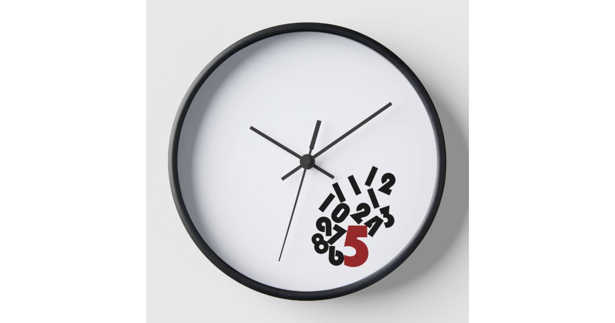 Funny Work Clock | Zazzle