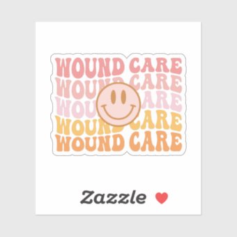 Funny Wound Care Nurse Gift, Wound Care Nursing Sticker | Zazzle