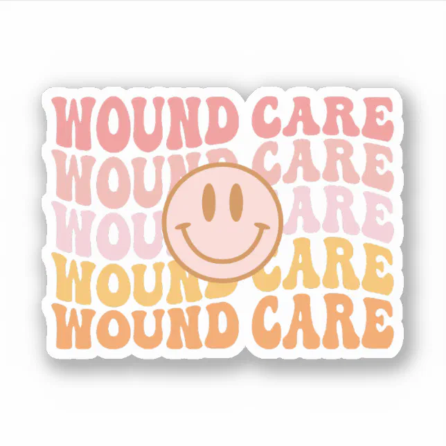 Funny Wound Care Nurse Gift, Wound Care Nursing Sticker | Zazzle