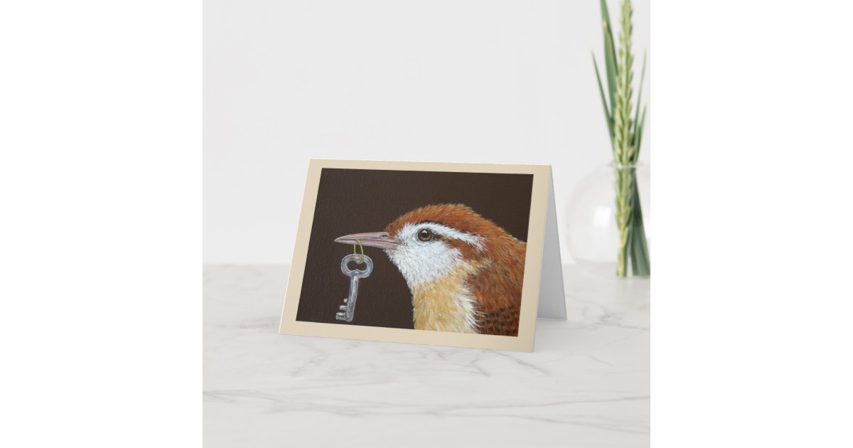 Funny wren card | Zazzle