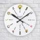 Funny writers block clock for budding writer | Zazzle
