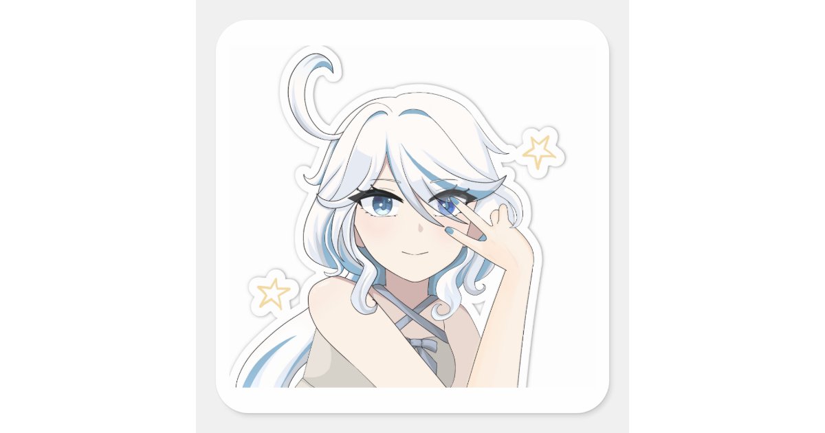 Furina Genshin Impact Sticker | Zazzle