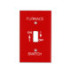 Furnace Emergency Switch Plate Safety Signage | Zazzle