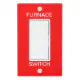 Furnace Emergency Switch Plate Safety Signage | Zazzle