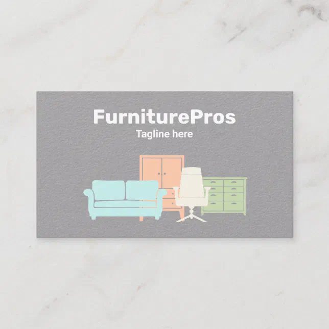Furniture Business Card | Zazzle