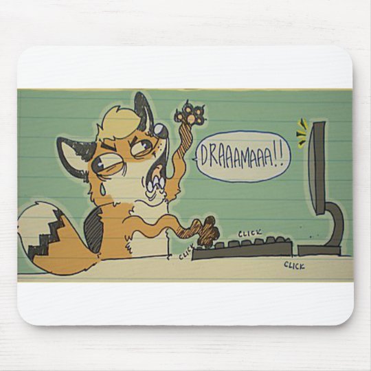 Furry Drama Mousepad | Zazzle.com