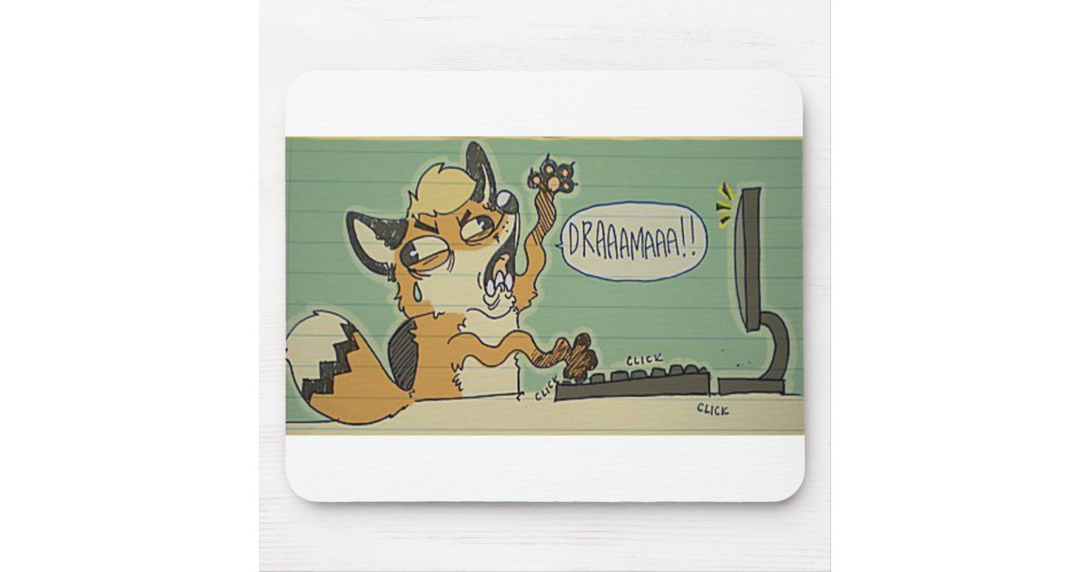 Furry Drama Mousepad | Zazzle