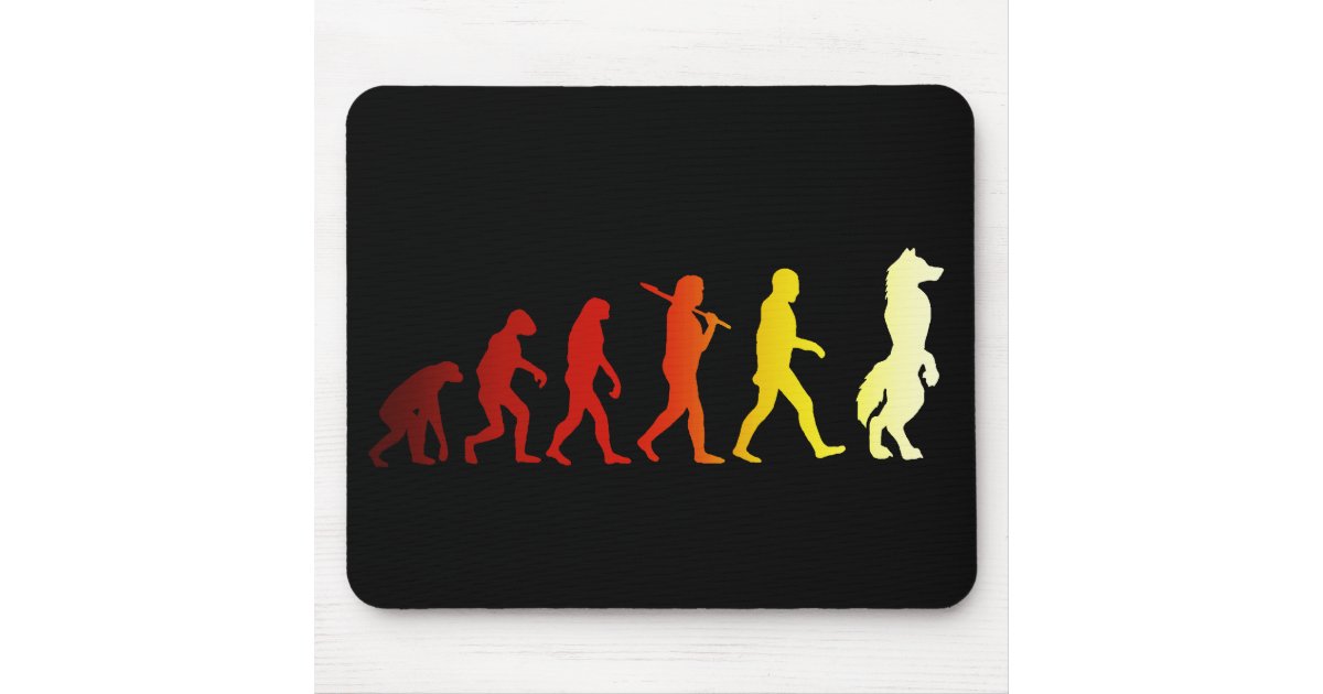 Furry evolution mouse pad | Zazzle