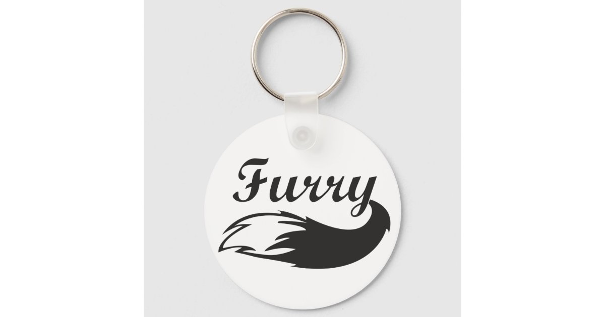Furry Fandom Keychain | Zazzle