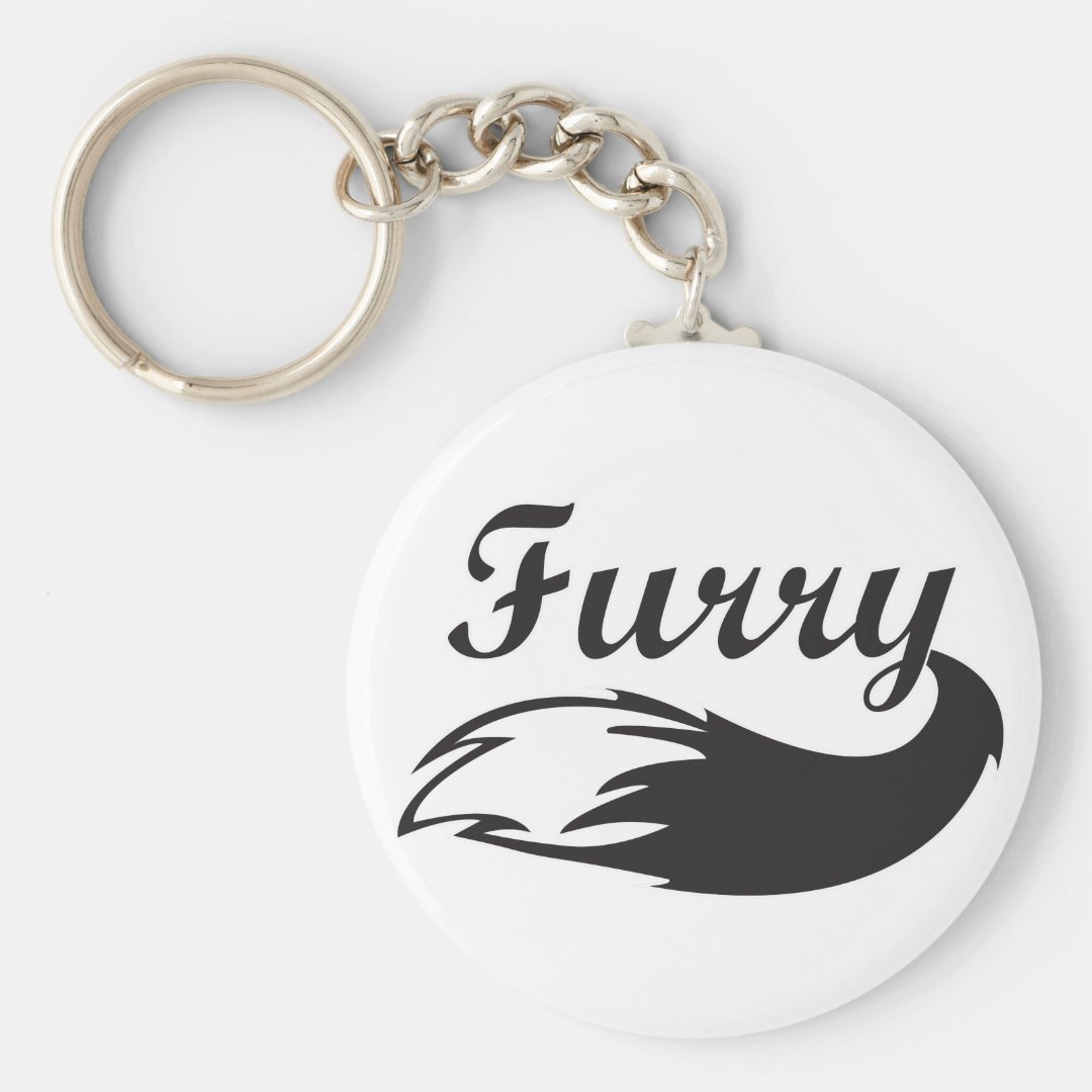 Furry Fandom Keychain | Zazzle