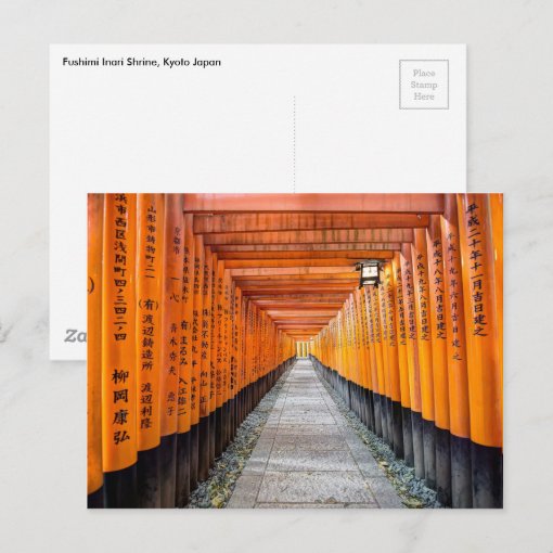 Fushimi Inari Shrine, Kyoto Japan Postcard | Zazzle