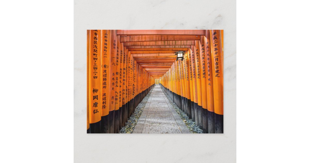 Fushimi Inari Shrine, Kyoto Postcard | Zazzle