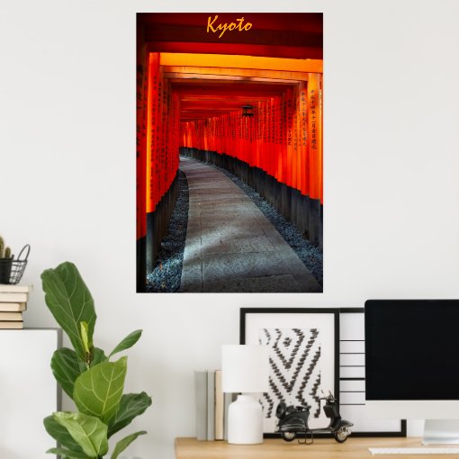 Fushimi Inari Shrine Torii Gates Poster | Zazzle