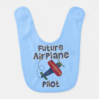 Future Pilot Airplane Baby Bib | Zazzle.com