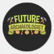 Future Archaeologist Archaeology Student Classic Round Sticker | Zazzle