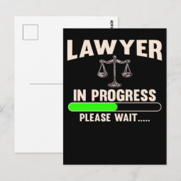 Future Attorney Student Lawyer Postcard | Zazzle