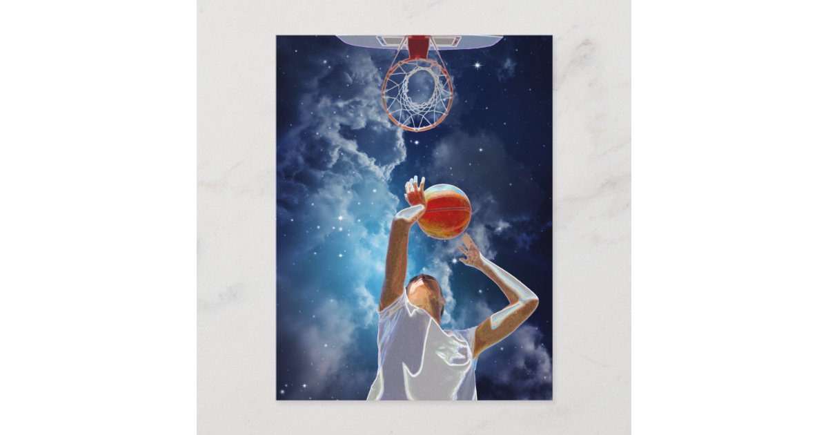 Future Basketball All-Star Postcard | Zazzle