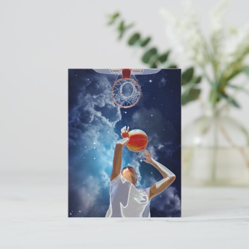 Future Basketball All-Star Postcard | Zazzle
