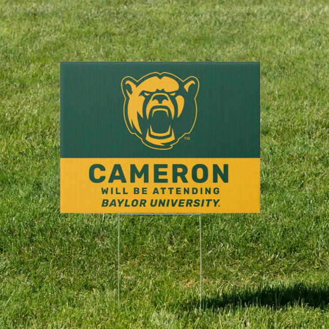 Future Baylor University Graduate Sign | Zazzle