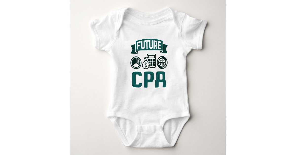 Future CPA Accounting Graduation Baby Bodysuit | Zazzle