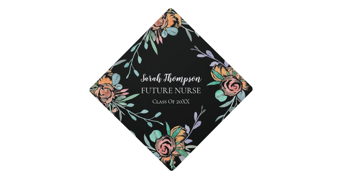 Future Graduating Nurse Graduation Cap Topper | Zazzle