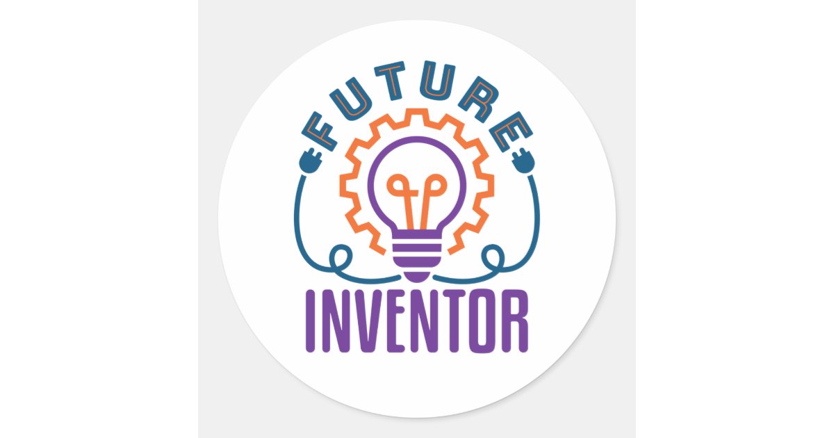Future Inventor Engineer Scientist Science Classic Round Sticker | Zazzle