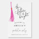 Future Is Bright Pink Grad Party Welcome Sign | Zazzle