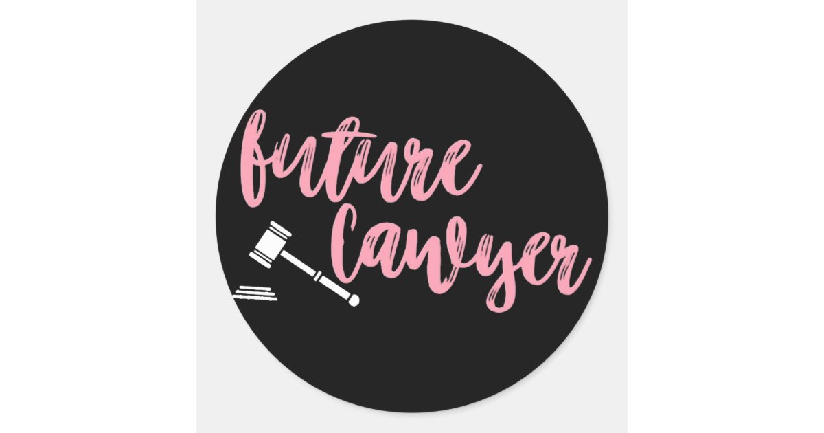 Future Lawyer Sticker | Zazzle