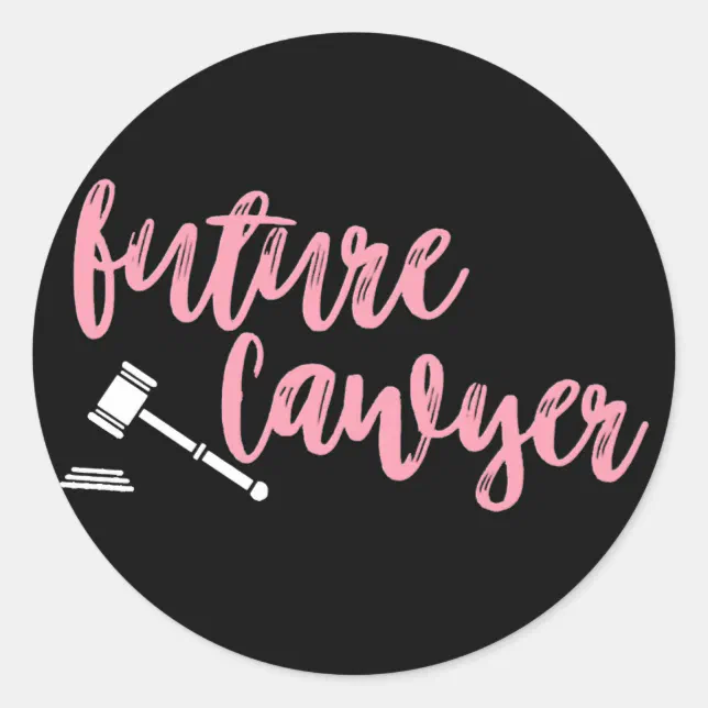 Future Lawyer Sticker | Zazzle