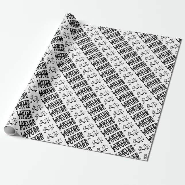 FUTURE LAWYER WRAPPING PAPER | Zazzle