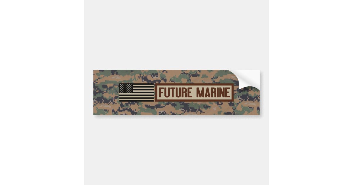 Future Marine Bumper Sticker | Zazzle