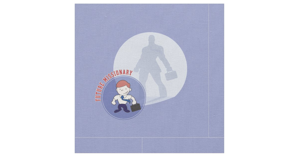Future missionary fabric. LDS Fabric | Zazzle